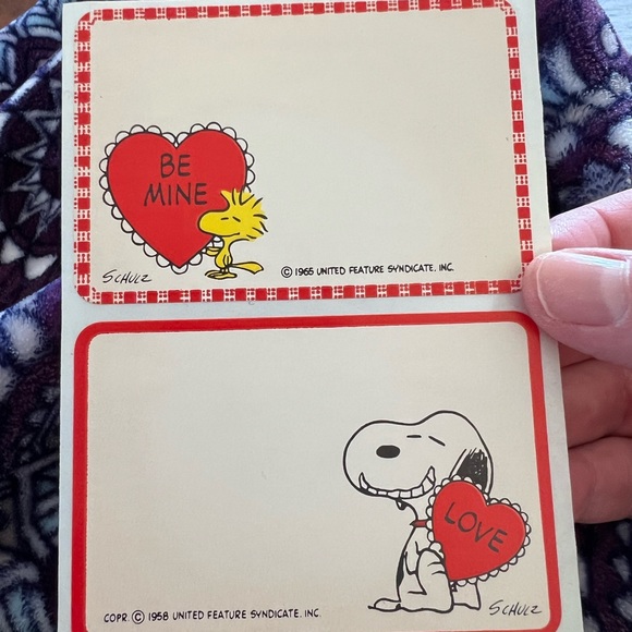 Peanuts | Other | Hallmark Snoopy Peanuts Name Tags Gift Bookplates ...